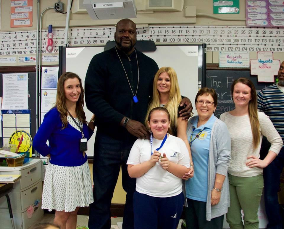 Shaquille O’Neal Visits Second Grade Class - Elizabeth NJ News - TAPinto