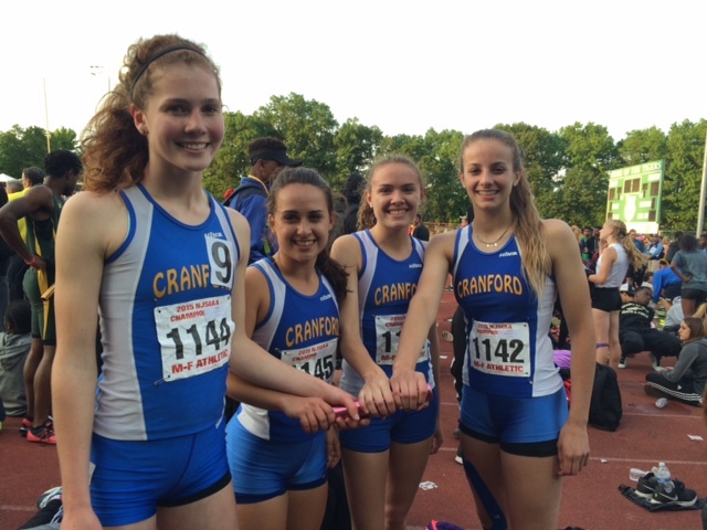 Cranford High School Girls' 4x800 Track Team Tops Their Own Record ...