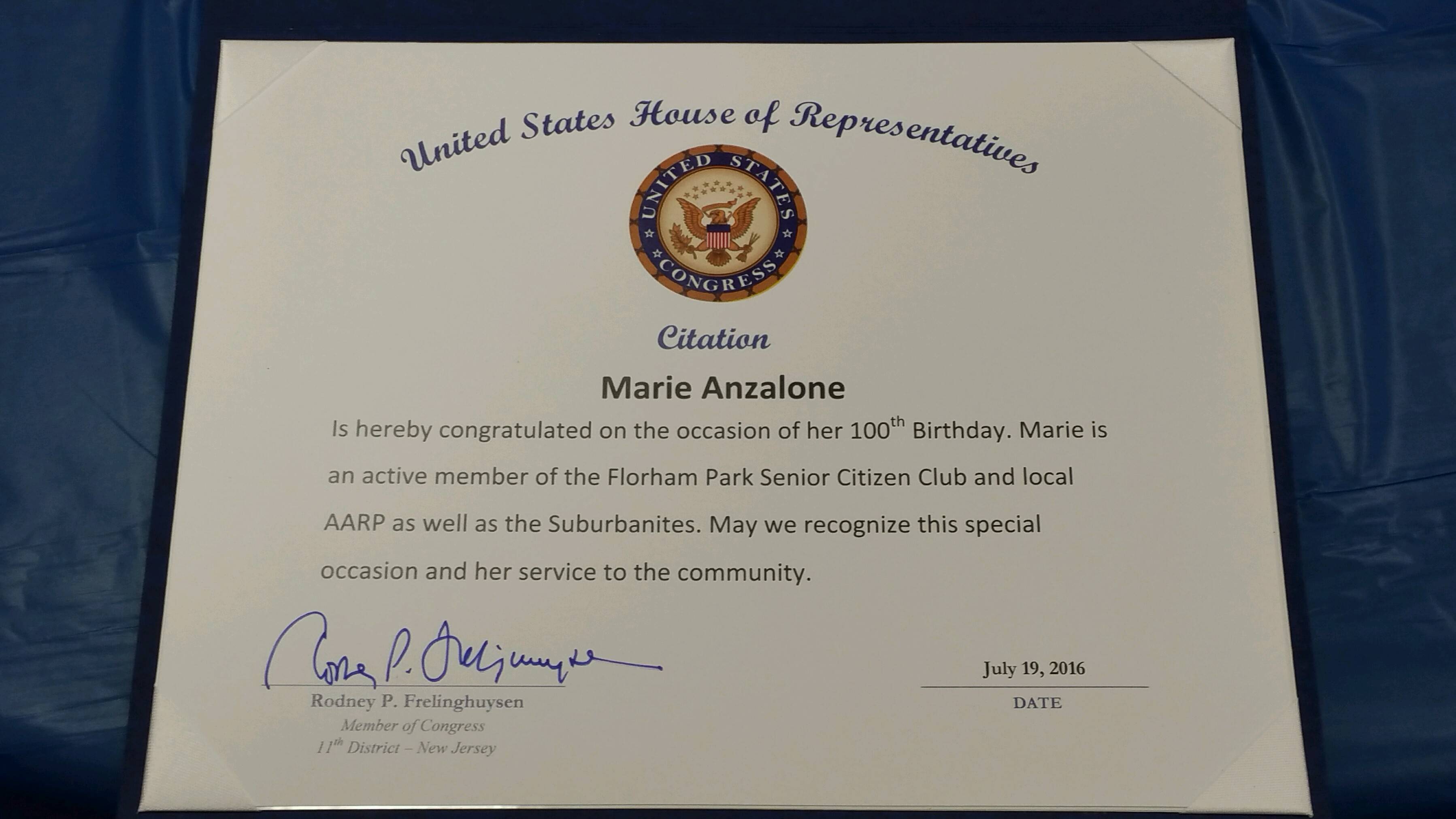 Birthday Proclamation Sample Wording