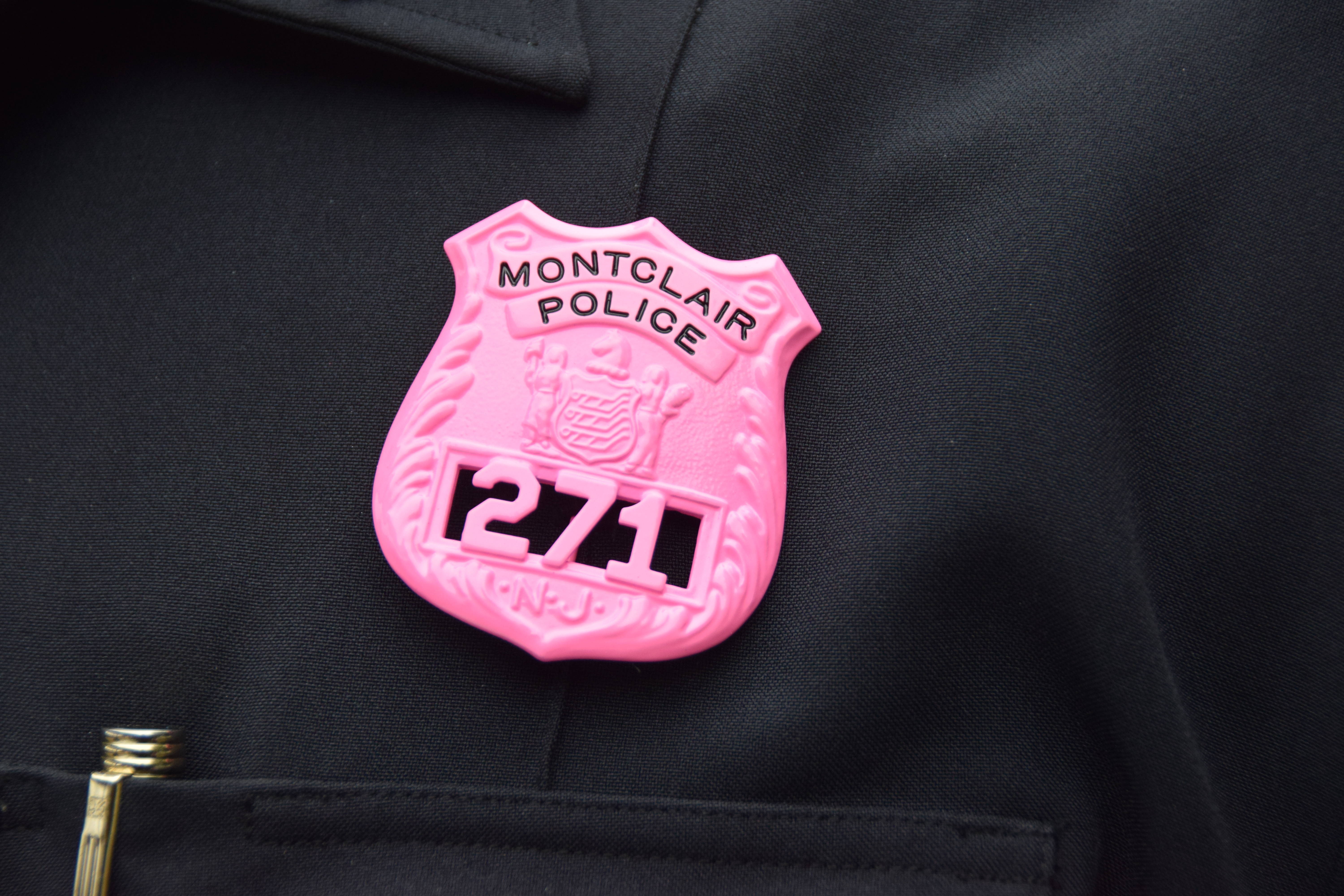 Montclair Police Wear Pink Badges in Support of Breast Cancer Awareness ...