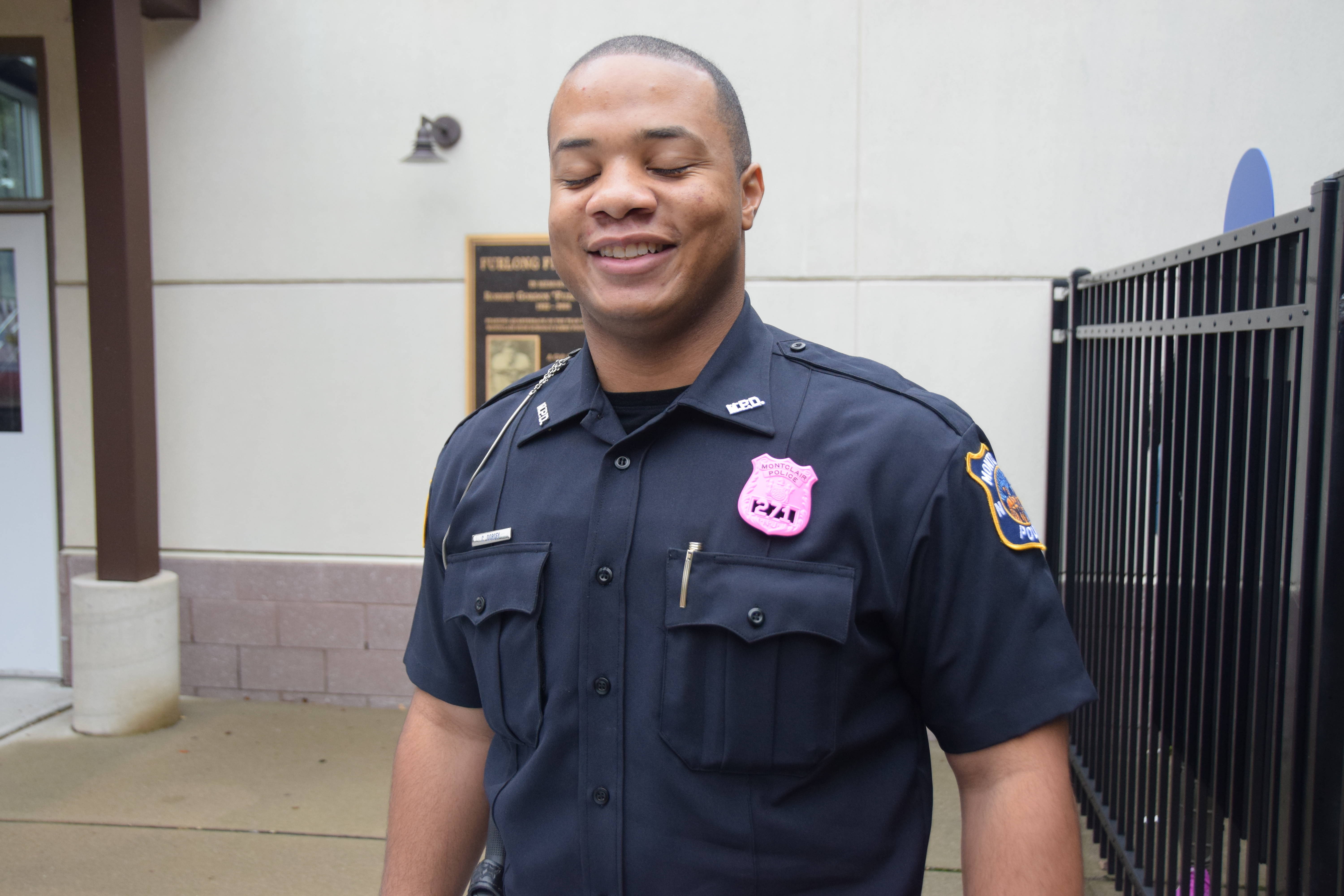 Montclair Police Wear Pink Badges in Support of Breast Cancer Awareness ...