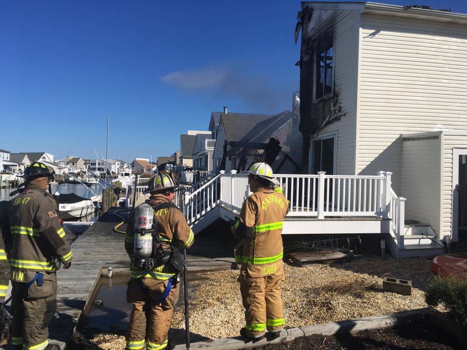 Structure Fire In Beach Haven West of Stafford Township Late Saturday ...