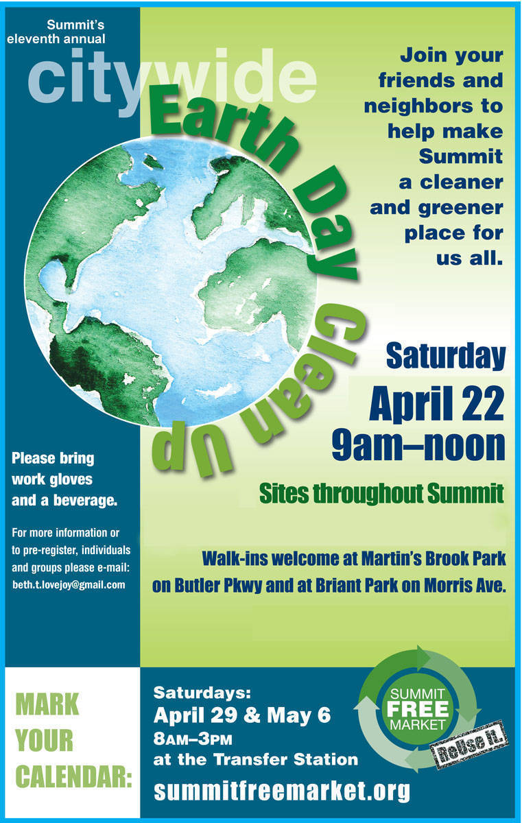 City Of Summit Earth Day Clean Up TAPinto City Of Summit Earth Day Clean Up TAPinto
