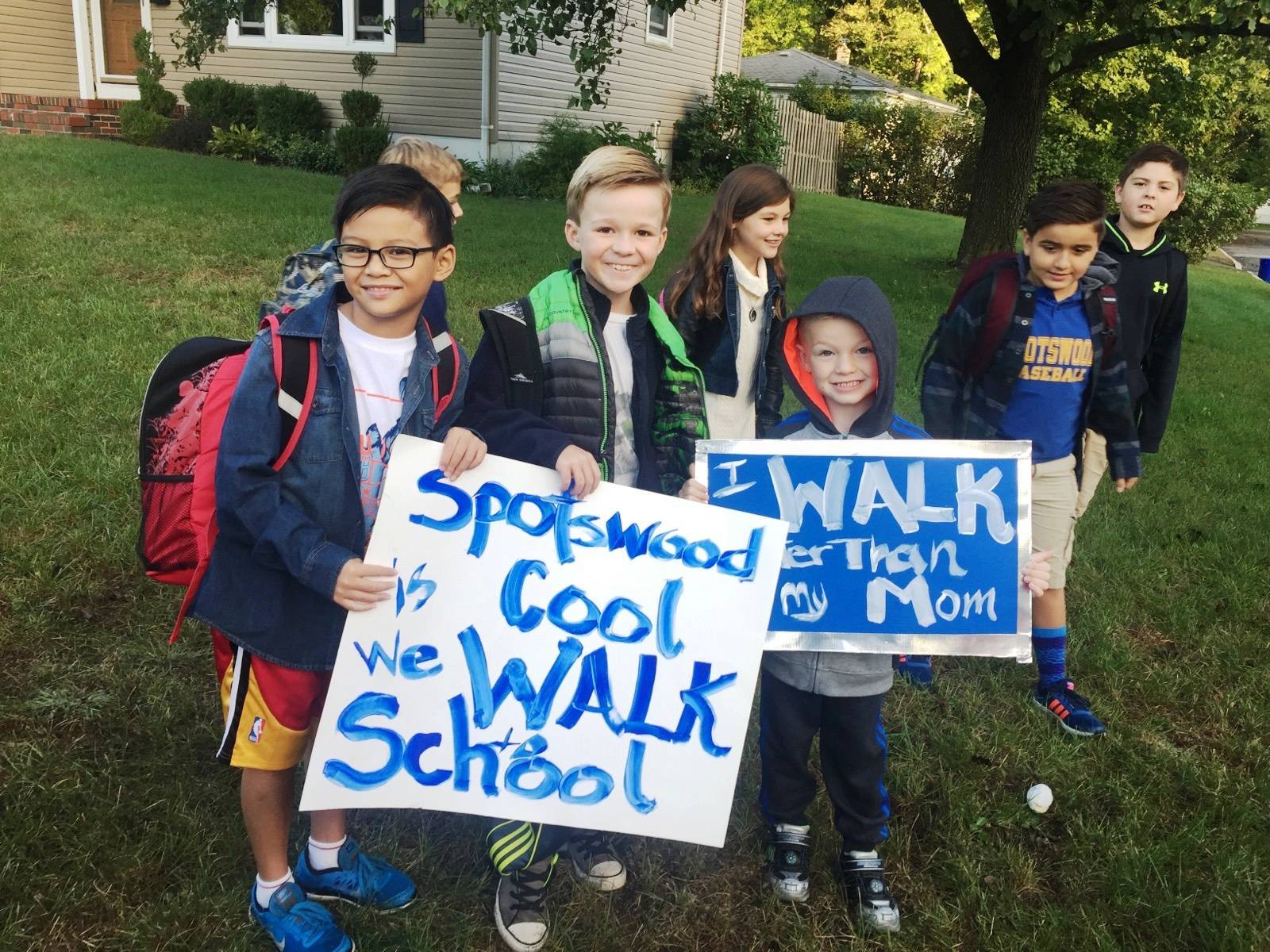Spotswood Students Come Out For National Walk To School Day - TAPinto