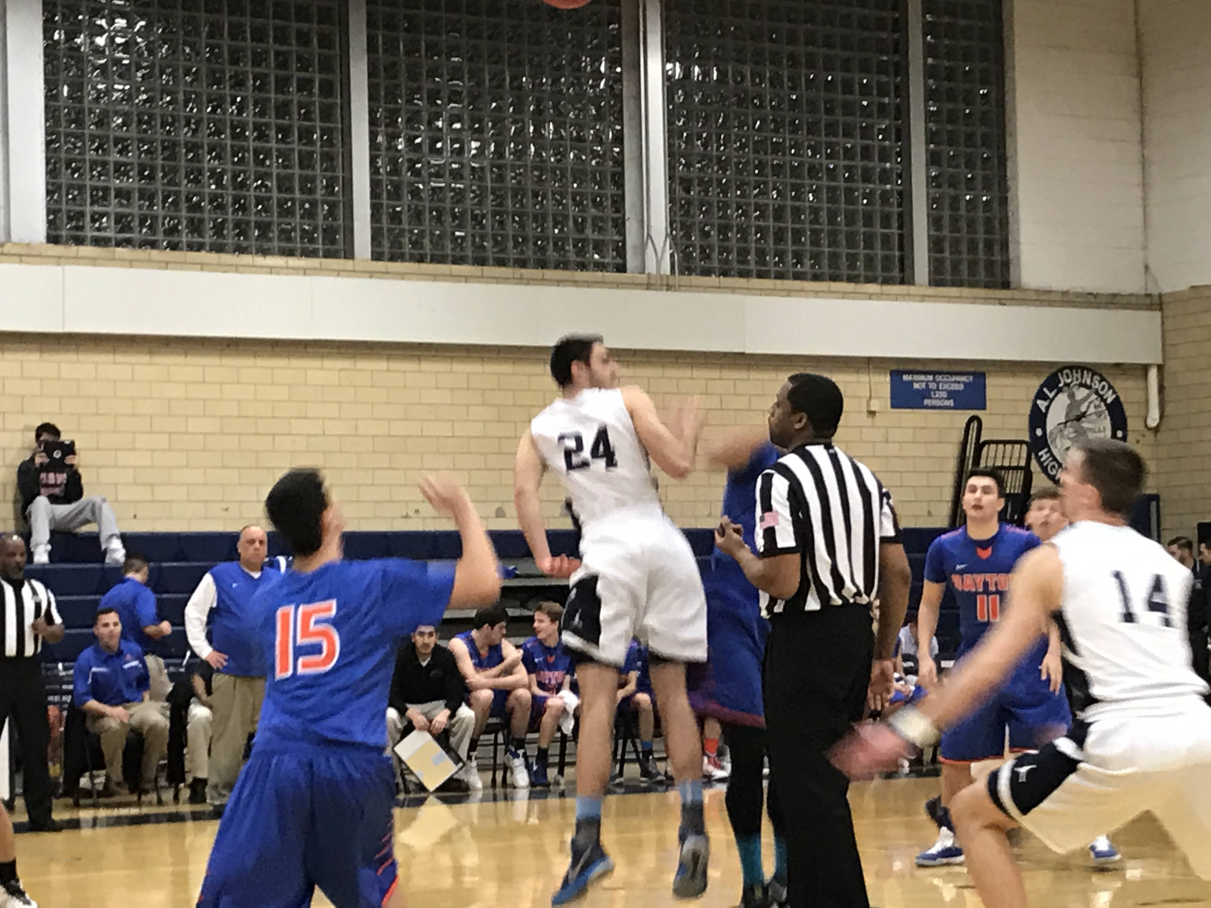 Johnson Boys Varsity Basketball Defeats Jonathan Dayton HS on Senior ...