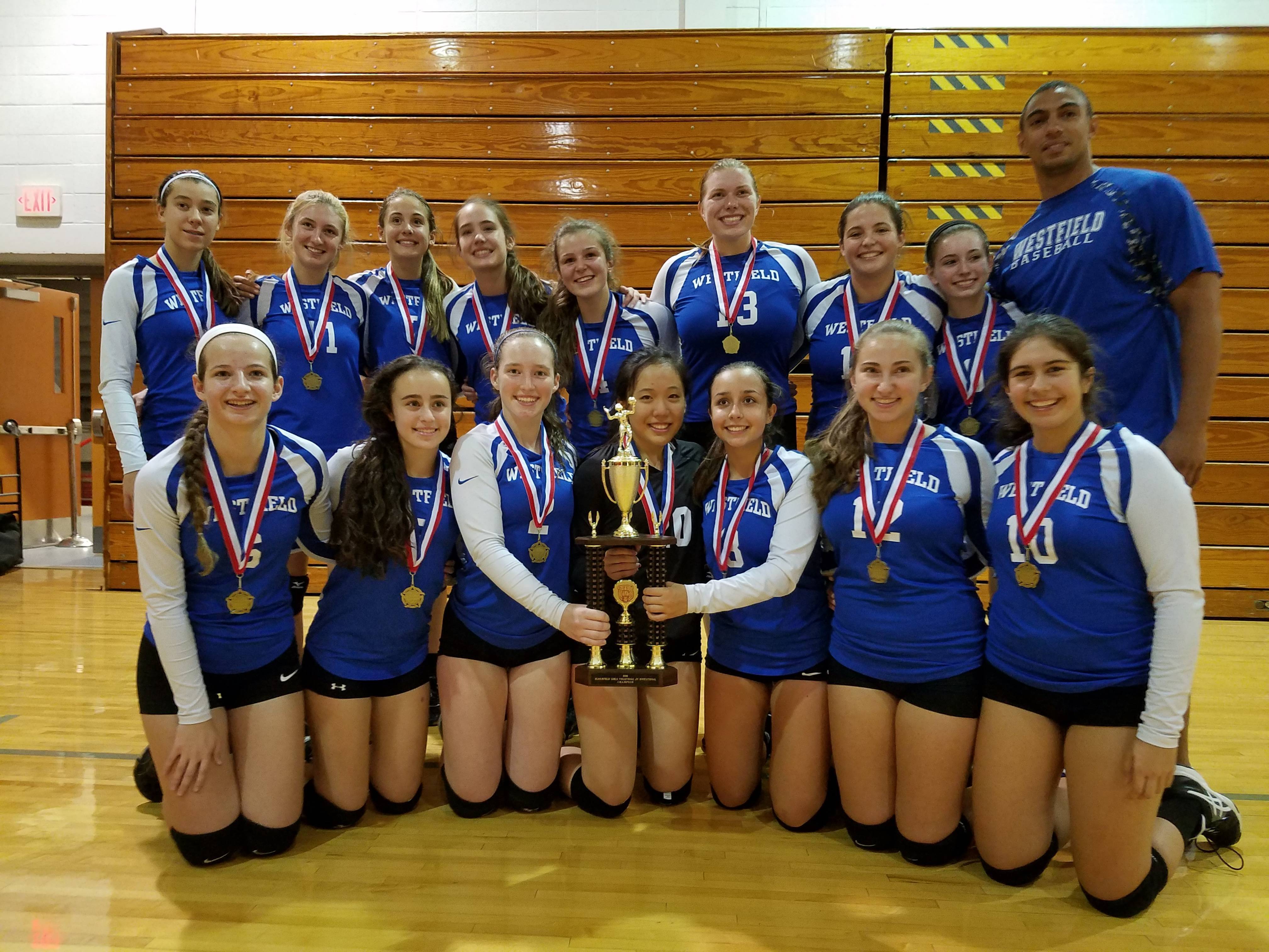 Westfield JV Volleyball Wins Bloomfield Invitational Tournament - TAPinto