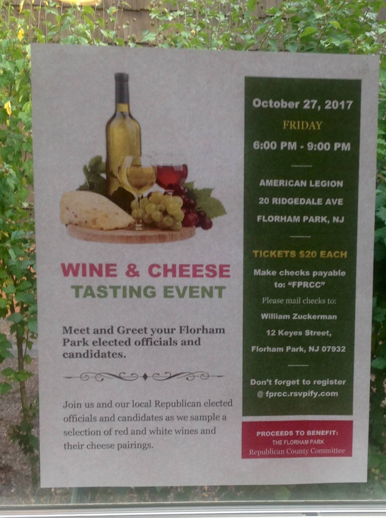 Wine & Cheese Tasting Event - East Hanover/Florham Park NJ News - TAPinto