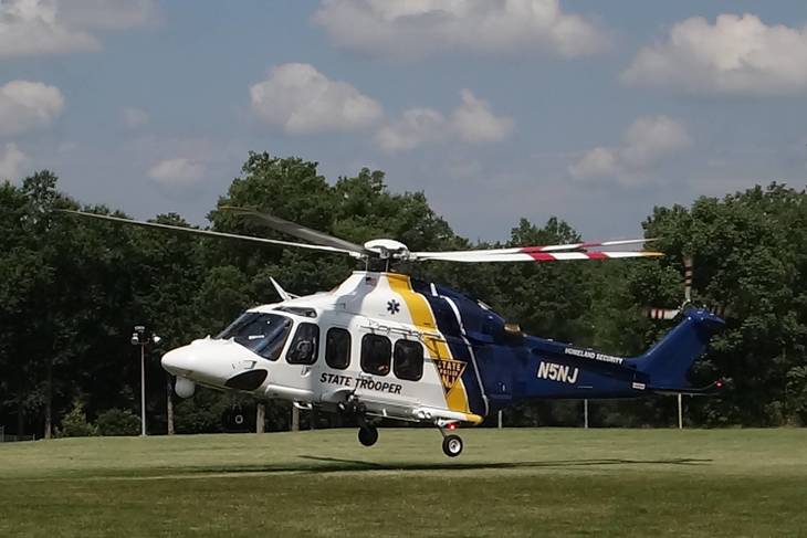 New Jersey State Police Helicopter Visits Berkeley Heights Youth Police ...