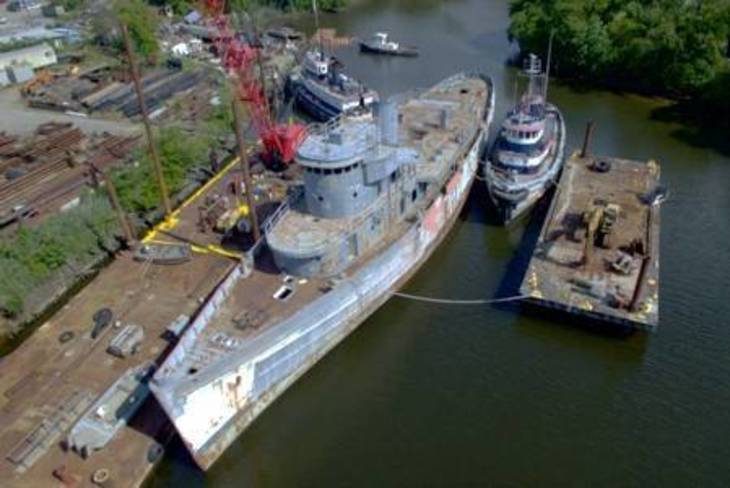 ‘Perfect Storm’ Ship Becomes Part of Artificial Reef off Cape May ...