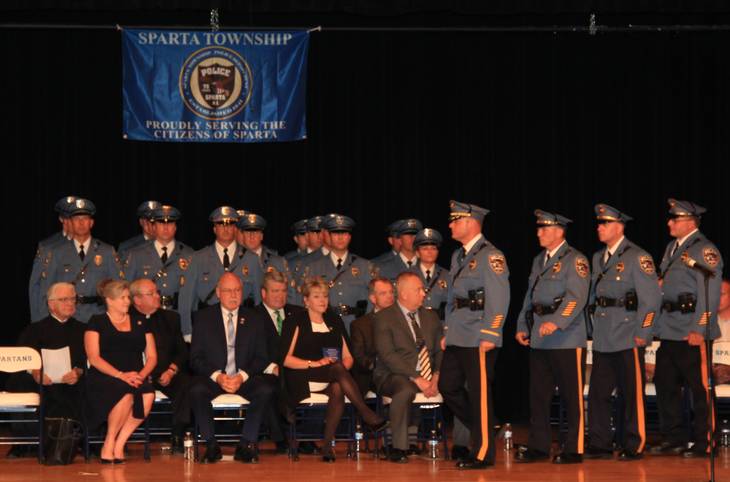 Sparta Police Department Swears in New Chief, Three Lieutenants | TAPinto
