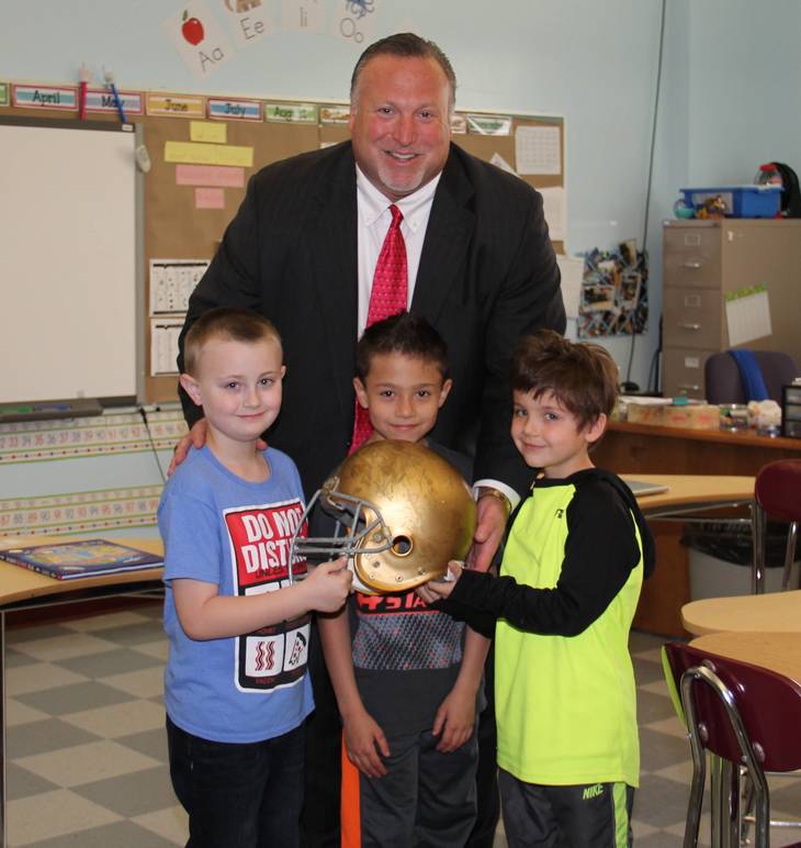 NFL's Ned Bolcar Visits Newton's Merriam Avenue School | TAPinto