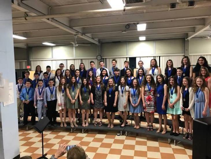 Clark Middle Schoolers Inducted Into National Junior Honor Society ...