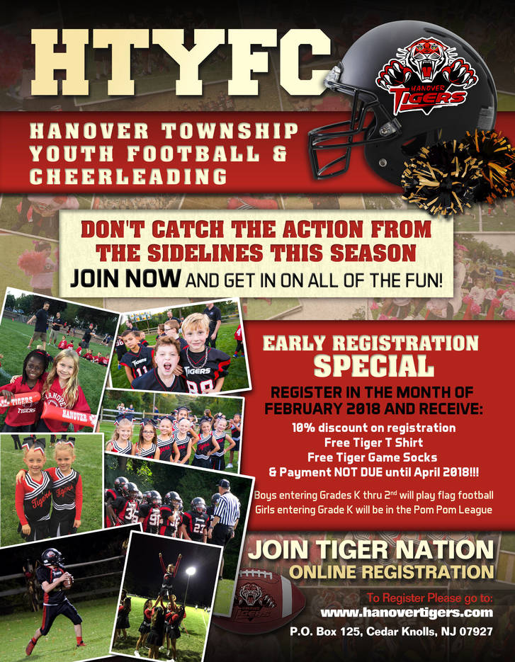 Hanover Township Youth Football and Cheerleading Early Registration ...