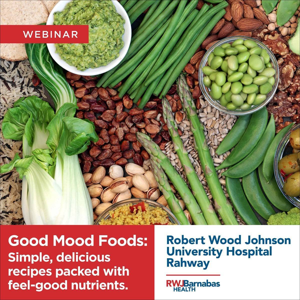 RWJ University Hospital to Host: Good Mood Foods Webinar | TAPinto