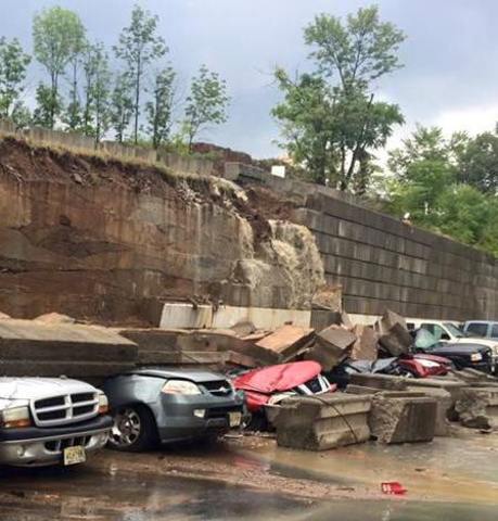 Partial Collapse of Weldon Quarry Wall, Flooding on I-78 and Route 22 ...