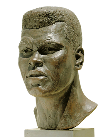 Monumental Bust of Muhammad Ali on Display at Yogi Berra Museum and ...