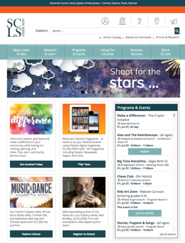 Somerset County Library System Launches New Website | TAPinto