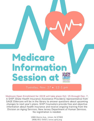 Medicare Information Session @ UPL | TAPinto