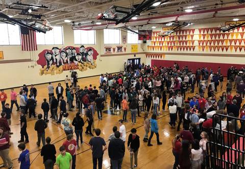At Olean High School, Students Walk Out for Awareness | Greater Olean ...