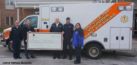 Chelsea Donates to Montville Township First Aid Squad | TAPinto