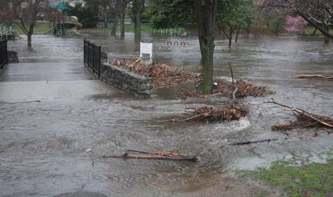 Monday Morning Rainstorms Wash Plastic Debris into Third River ...