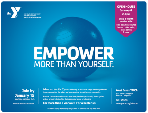 Joiner Fee to be Waived at West Essex YMCA Until Jan. 15 | Livingston ...