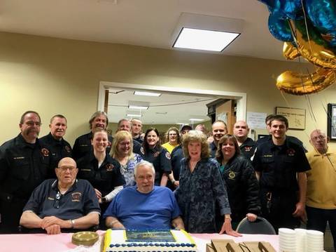Roxbury Fire Department Honors Former Chief for 50 Years of Service ...