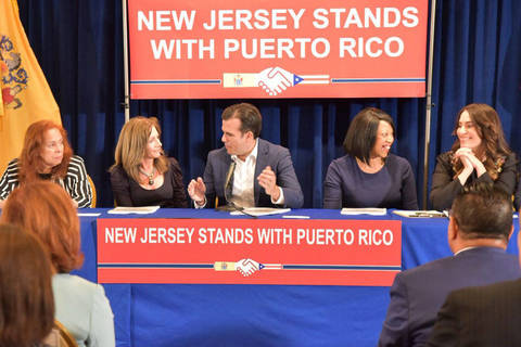 Lt. Gov. Sheila Oliver and Puerto Rico Gov. Ricardo Rosselló announce ...