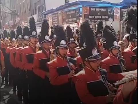 Elizabeth High School Marching Band Performs in NYC | TAPinto