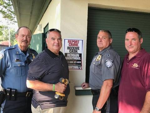 Signs Promote Crime Stoppers Program | TAPinto