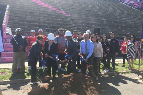Baraka and Amador break ground for new Ironbound Stadium | Newark, NJ ...