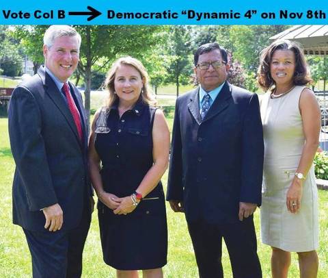 Mayor Brian Wahler, Councilwoman Gabrielle Cahill, Councilwoman ...
