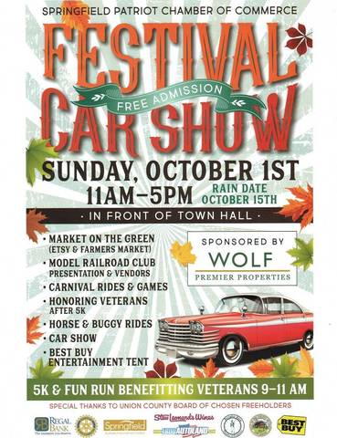 Springfield's Fall Festival & Car Show starts at 11:00 a.m. Sunday ...