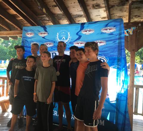 US Olympian Nick Thoman Makes A Splash At Brookside Swim Club ...