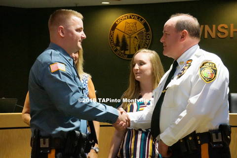 New Montville Township Police Officer Sworn In | TAPinto