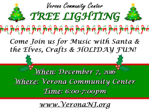 Verona Community Center Tree Lighting | TAPinto