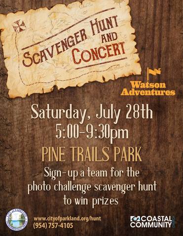 Scavenger Hunt and Concert, July 28 | TAPinto