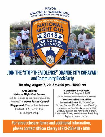 East Orange & Orange Celebrate National Night Out All Over Town | East ...