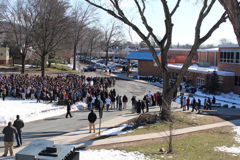 Millburn High School Students Take a Stand by Sitting Down | Millburn ...