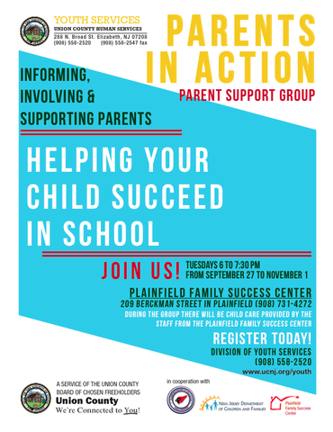 Parents in Action Group Sessions for Parents to Help their Children ...