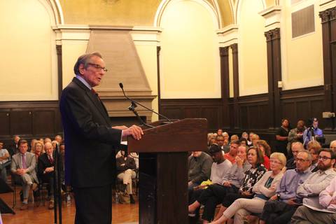 Famed author and journalist Robert Caro gives Philip Roth Lecture at ...