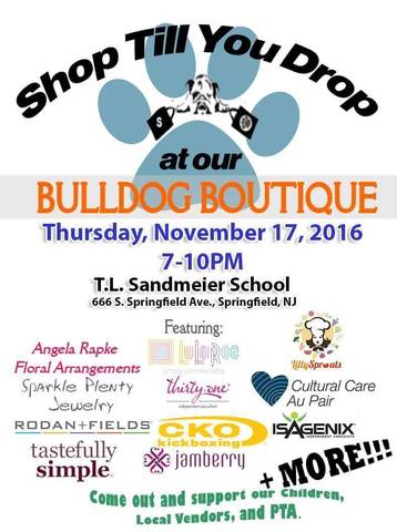 Thursday Shop at the BULLDOG BOUTIQUE and Support the Schools ...