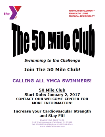 Plainfield Area YMCA Hosts 50 Mile Club Swimming Challenge | Plainfield ...