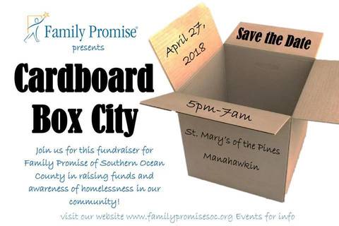 Family Promise of Southern Ocean County's Cardboard Box City on April ...